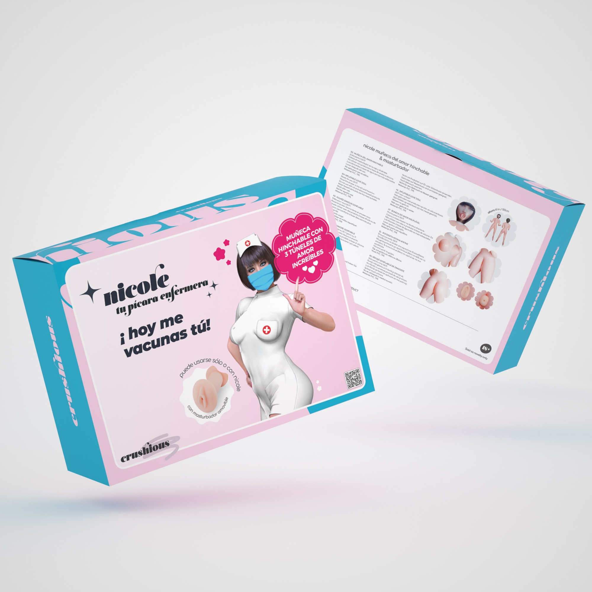 Nicole La Enfermera Boneca Insuflável Com Masturbador Crushious - Mundo ...